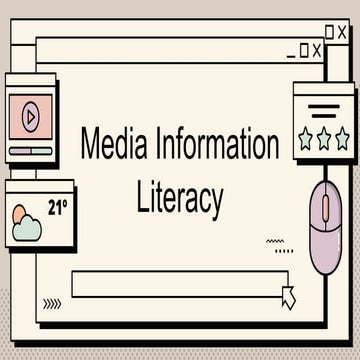 Media and Information Sources | PPTX