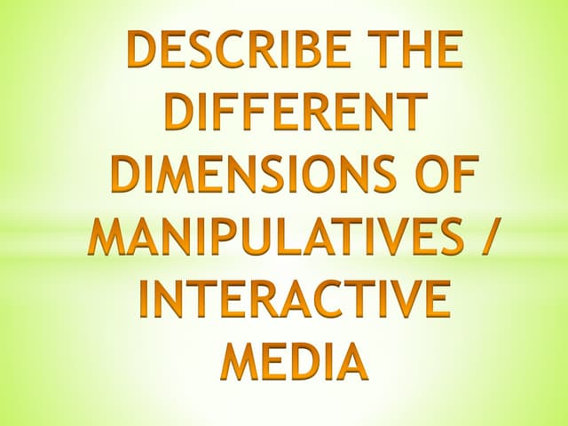 Module 16 Manipulative Information and Media | PPTX