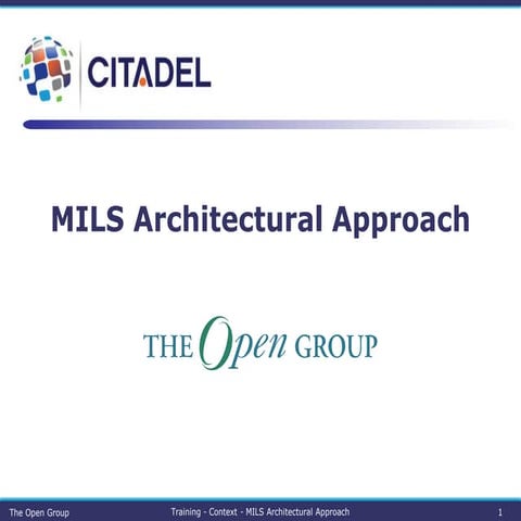 Mils architectural approach | PPTX