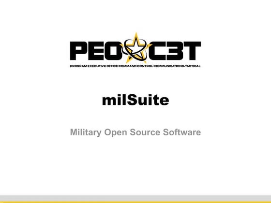 milSuite Overview | PPTX