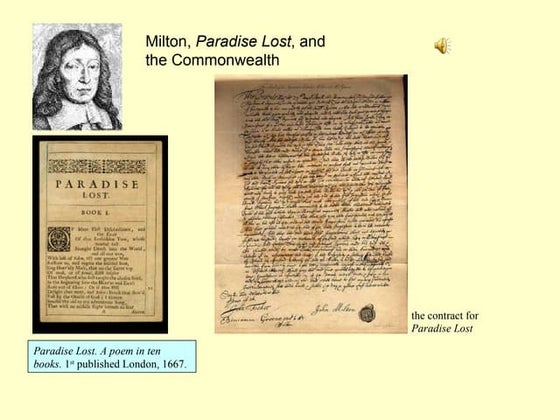 Paradise lost --a recap. | PPTX