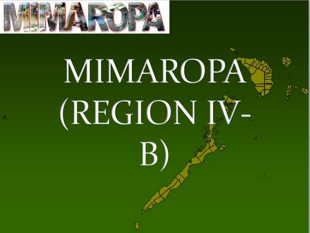 THE CULTURE OF REGION IV-B Also known as MIMAROPA) | PPTX