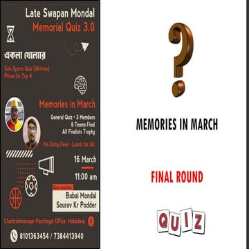 Memories in March Quiz Final Round .pptx