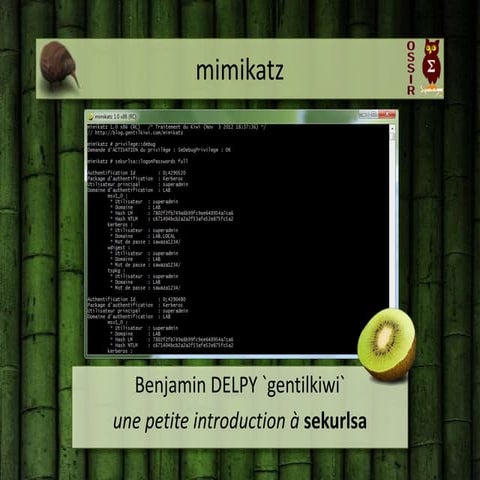 mimikatz @ ossir | PPTX