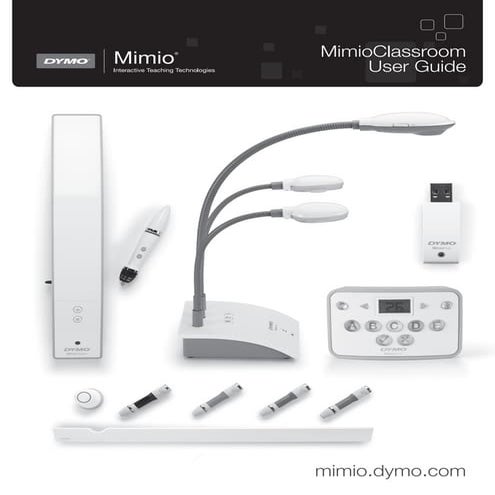 Mimio studio 7usersguide_en_us | PDF | Computing | Technology & Computing
