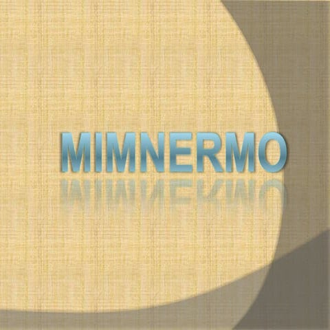 Mimnermo | PPTX