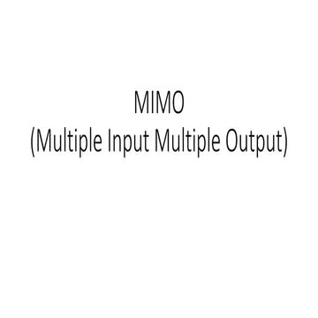 mimo.pptx | Free Download