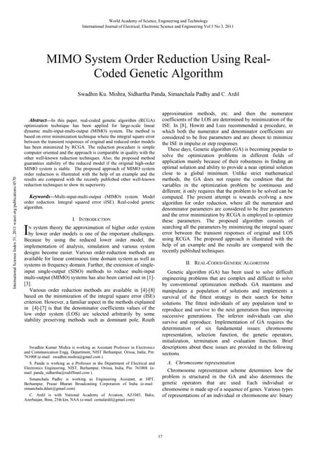 An Improved Iterative Method For Solving General System Of Equations Via Genetic Algorithms Pdf