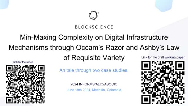 Min-Maxing Complexity on Digital Infrastructure Mechanisms through ... Min-Maxing Complexity on Digital Infrastructure Mechanisms through ...