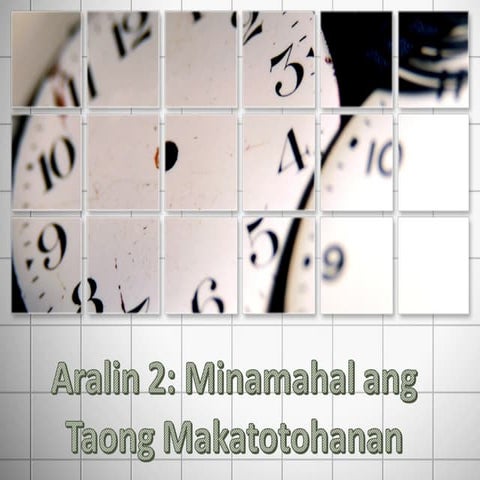 Minamahal ang Taong Makatotohanan.ppt Filipino | PPT