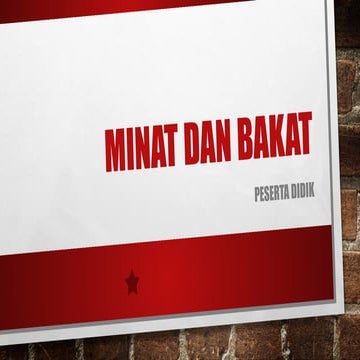 Minat dan bakat dan macam-macamnya dan jenis.pptx