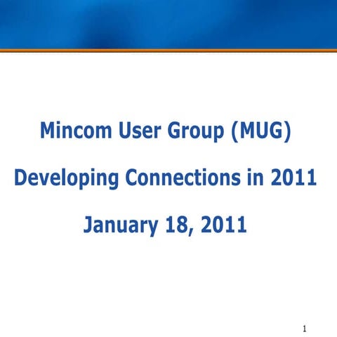 Mincom Mug Presentation Jan 18 2011 | PPTX | Internet for Beginners ...