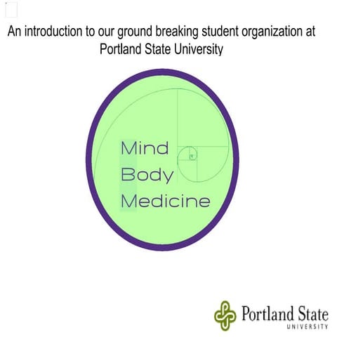 Mind Body Medicine @ Psu Presentation | PPT