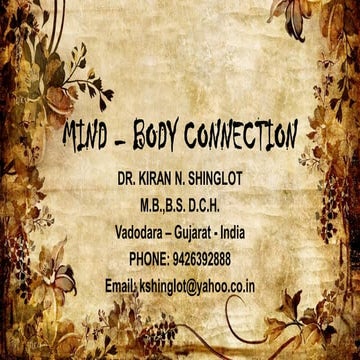 Mind body connection.PDF