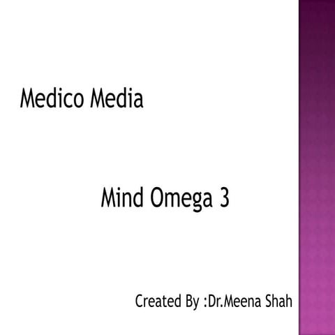 Mind Omega 3 | PPTX