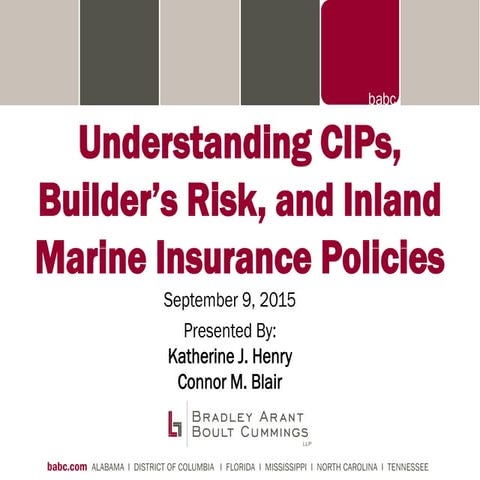 Understanding CIPs, Builder’s Risk, and Inland Marine Insurance ...