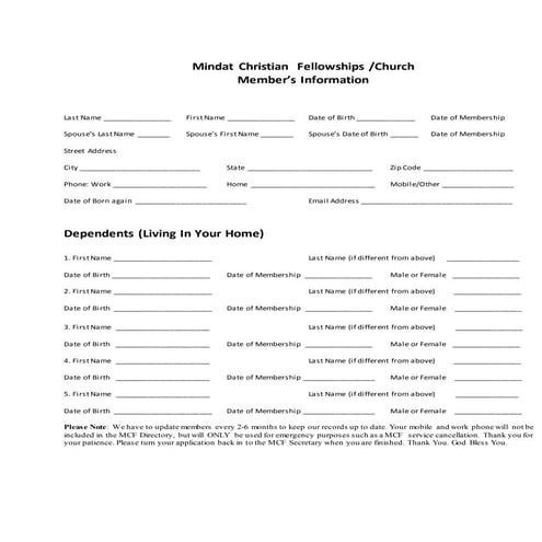 Policy and procedure manual church sample | PDF