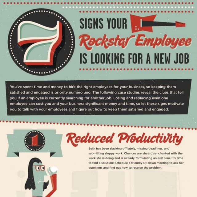 7 Signs Your Rockstar Employee is Looking for a New Job | PDF