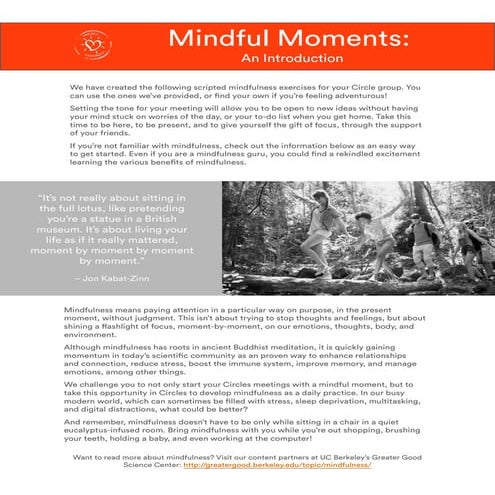 Mindful moments | PDF