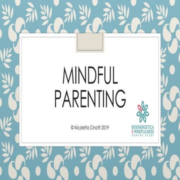 Mindful parenting | PDF