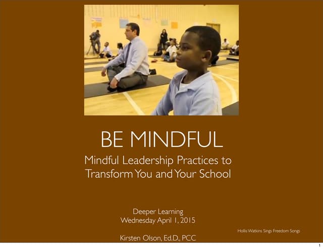Mindfulness presentation | PPTX