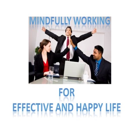 Mindfully working slide | PPT