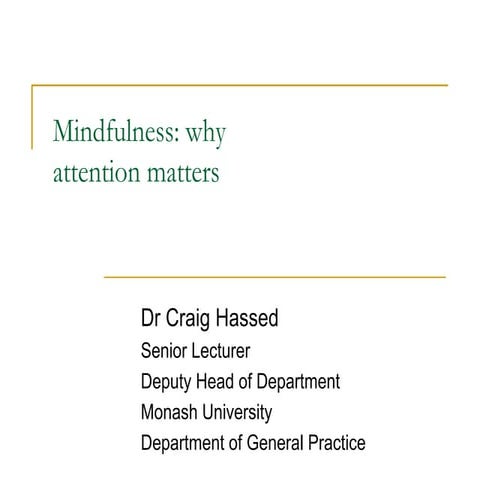 Mindfulness 2011 edit | PDF