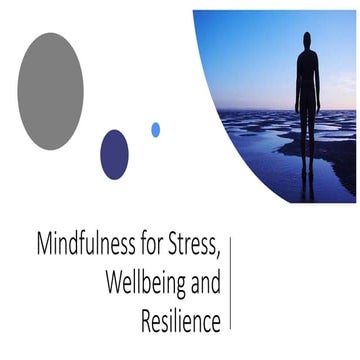 Mindfulness for stress, wellbeing and resilience short version | PPTX