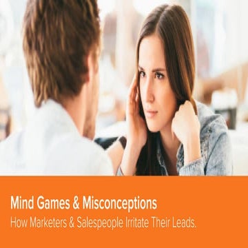 Mind Games and Misconceptions - How Marketers & Salespeople are ...