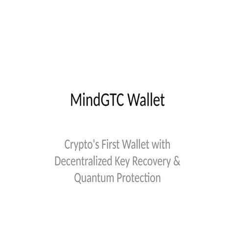 Mind Guardian Tensorial Cypher | MindGTC | PPTX
