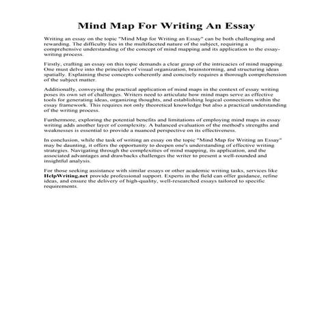 Mind Map For Writing An Essay.pdf