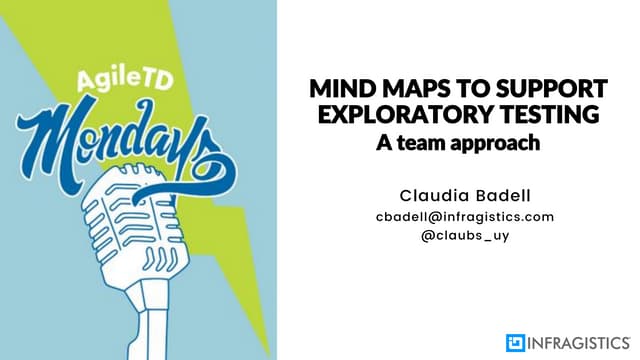 Webinar At Agiletd Mondays Mind Maps To Support Exploratory Testing A Team Approach Ppt