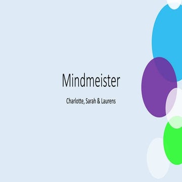 Opdracht ICT2: Mindmeister powerpoint | PPTX