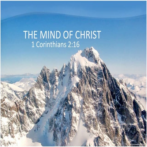 Mind of christ | PPT