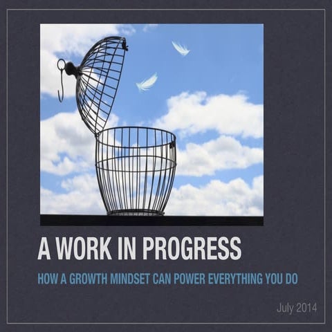 A Work in Progress: How Mindset Powers Everything You Do | PDF