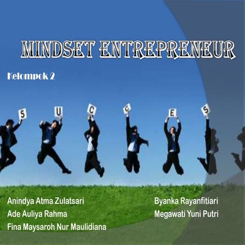 Mindset entrepreneur1 | PPTX