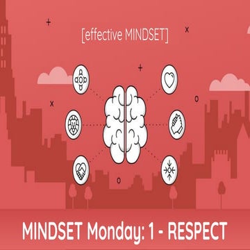 Agiles Mindset trainieren: heute RESPECT | PPT