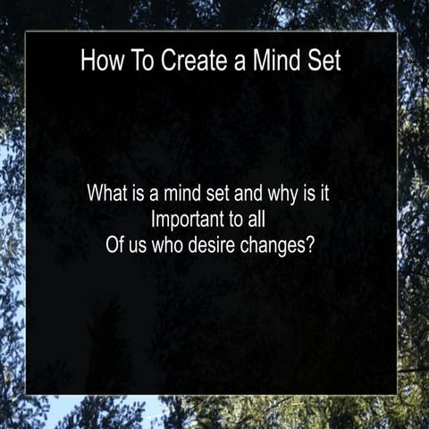 How to Create a Mindset for Success and start living Your dreams | ODP