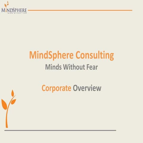 MindSphere Corporate Presentation | PPSX