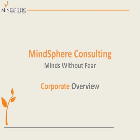 MindSphere Corporate Presentation | PPSX