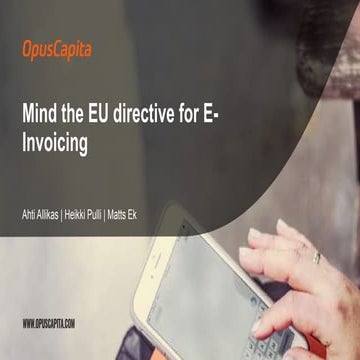 Mind the EU directive: What does the regulation and format change mean ...