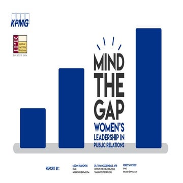 Mind the Gap: Women in Leadership in Public Relations | PDF
