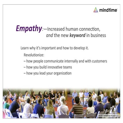 MindTime developing empathy | PPT