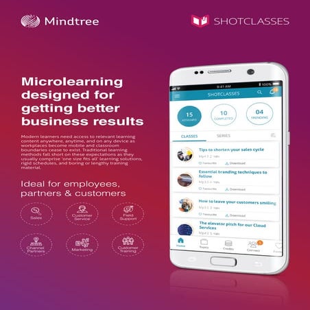 Mindtree shotclasses-brochure | PDF