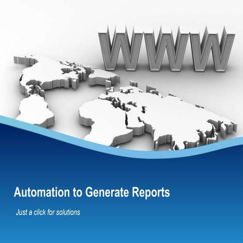 Reports Automation | PPT