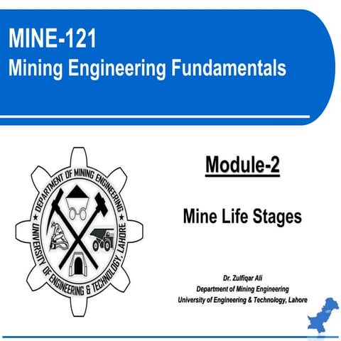 Stages of mining Development and Exploitation | PDF