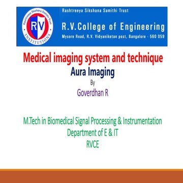 Aura Imagining - Medical Imaging Technique | PPTX