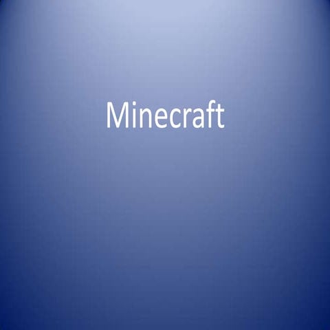 Minecraft | PPTX