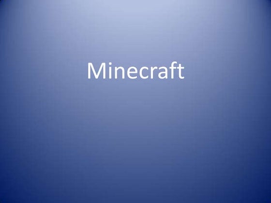 Minecraft | PPT