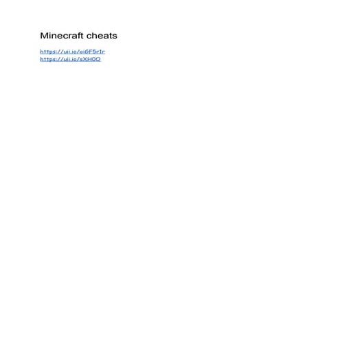 Minecraft cheats | PDF